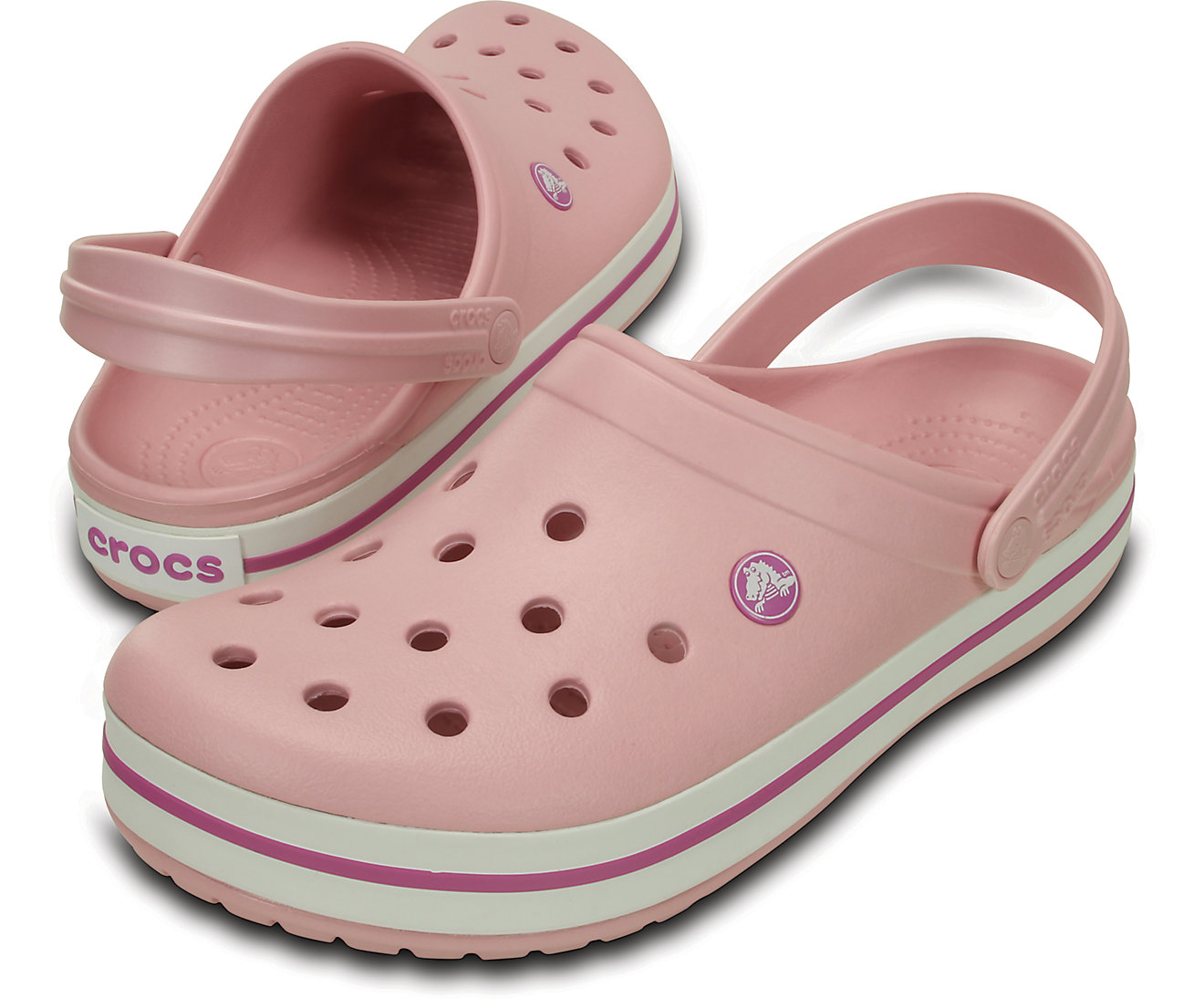 (D)Sandalia Crocs Crocband 11016 Feminino 35 ROSA | Santa Apolônia